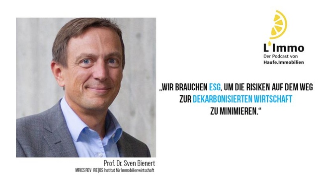 L´Immo Podcast zu ESG mit Prof. Dr. Sven Bienert, IREBS | Immobilien ...