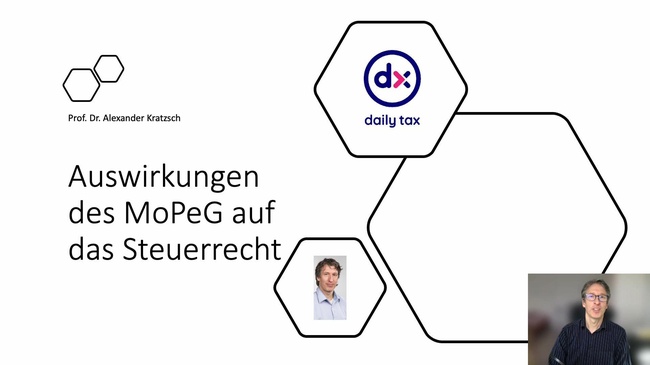 Video: Auswirkungen des MoPeG auf das Steuerrecht | Steuern | Haufe